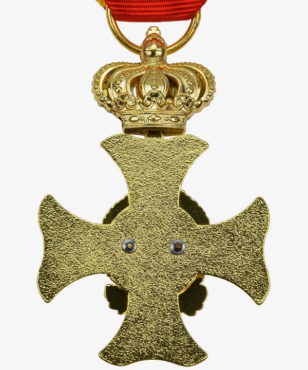 Baden Long Service Award 1st Class for Officers 1854 for 40 years with ...