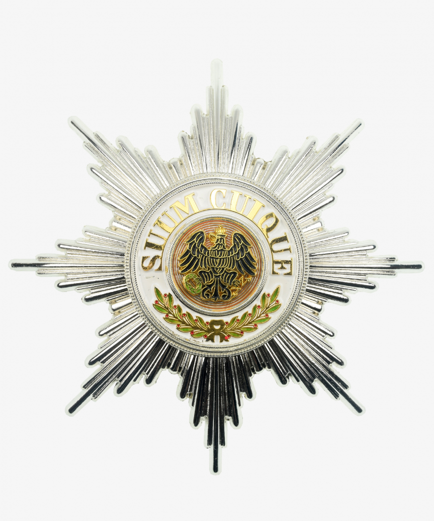 Preußen Schwarzer Adler Orden Bruststern - Onlineshop Sammlerschmiede